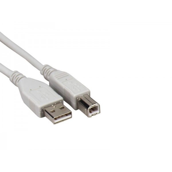 USB 2.0 Cable Type A /Type B - 1,8m - M/M - BLISTER | Double V belgium